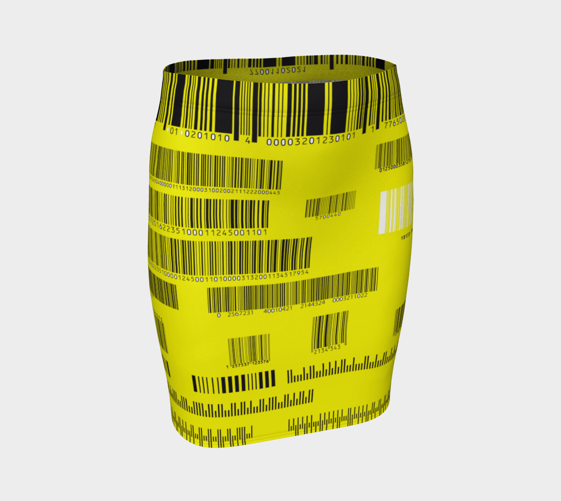 Barcode Dragon Check Out Line Pencil - Dragon Fashion